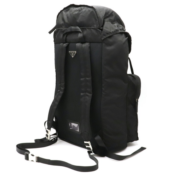 Prada | Bags | Prada Nylon Black Backpack Rucksack Nero | Poshmark